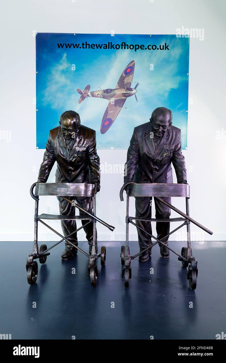 Sir captain tom moore resin statue hi-res stock photography and images ...