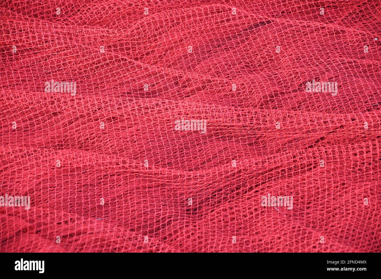 Fisher net close up. Colourfoul Fisher net close-up and details. Red ...