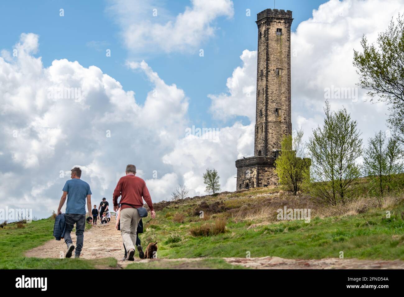 Peel tower holcombe hill ramsbottom hi-res stock photography and images ...