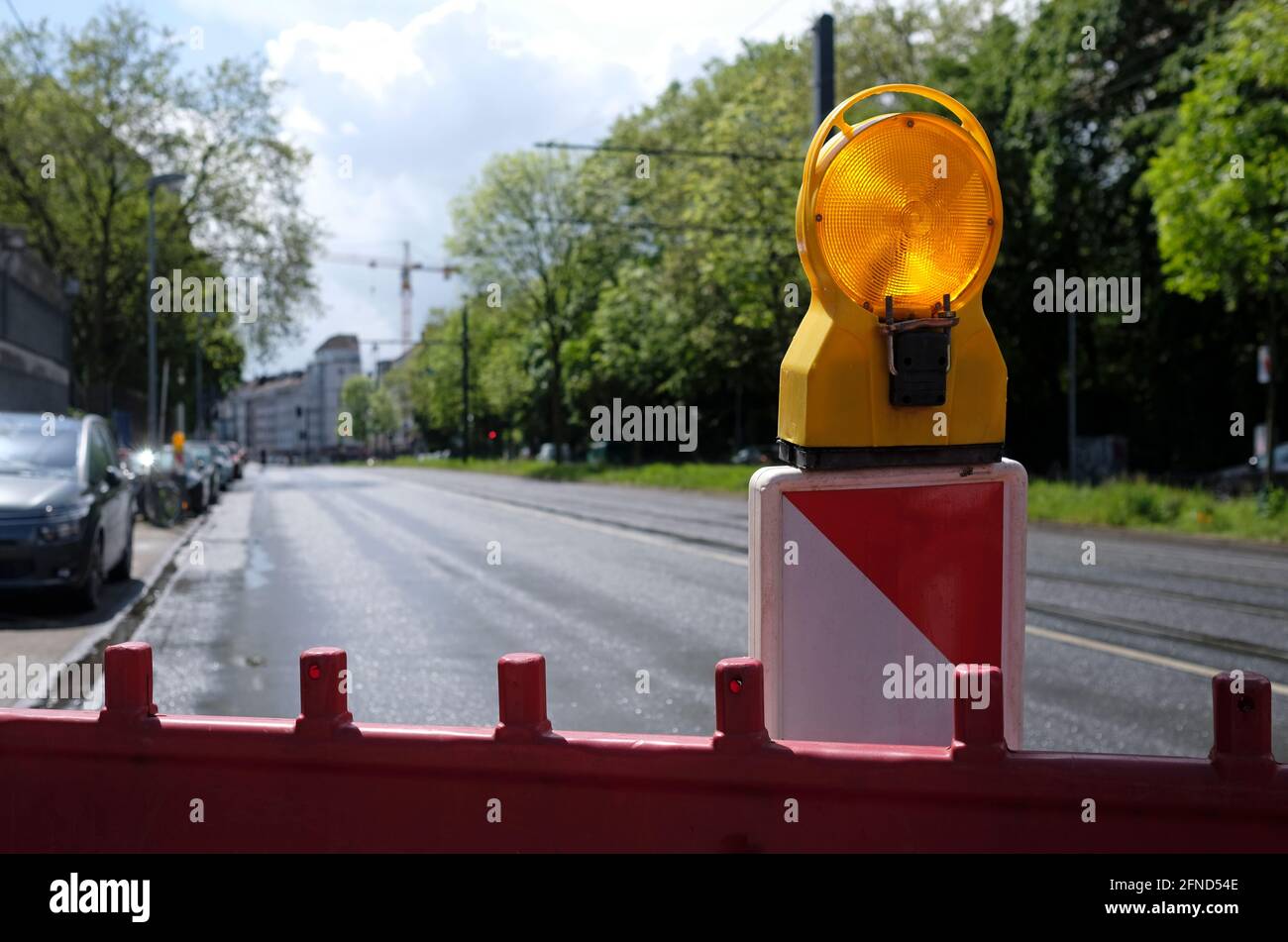 Blocked street hi-res stock photography and images - Alamy
