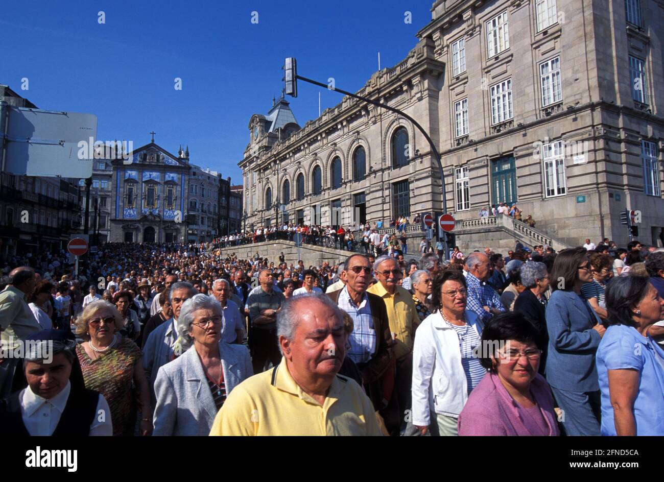 Corpus Christi procession, Porto, Portugal Stock Photo - Alamy