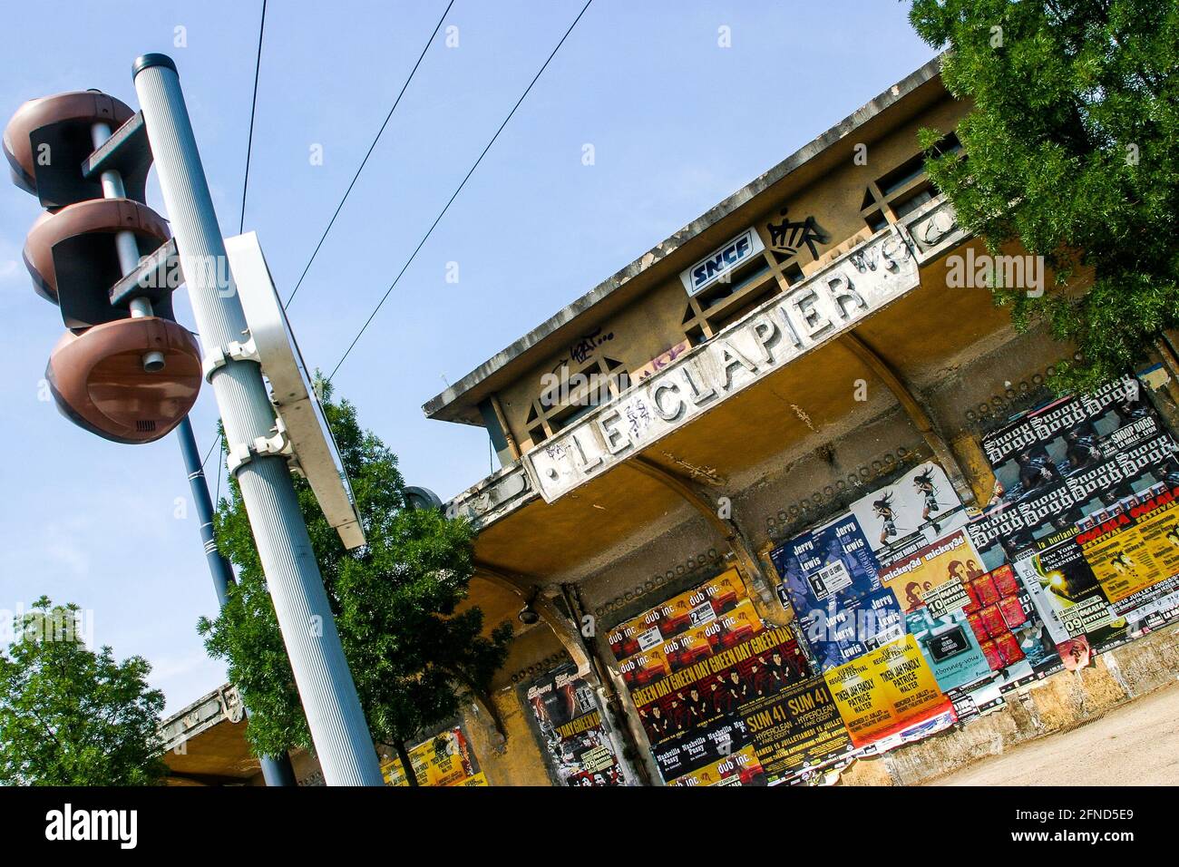 Le Clapier, an abandoned railway station, Saint-Etienne, Loire, AURA ...