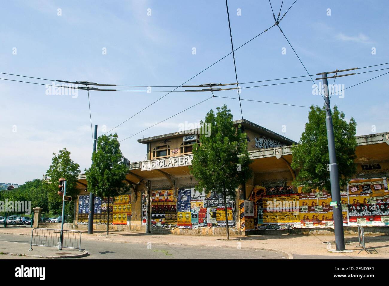 Le Clapier, an abandoned railway station, Saint-Etienne, Loire, AURA ...