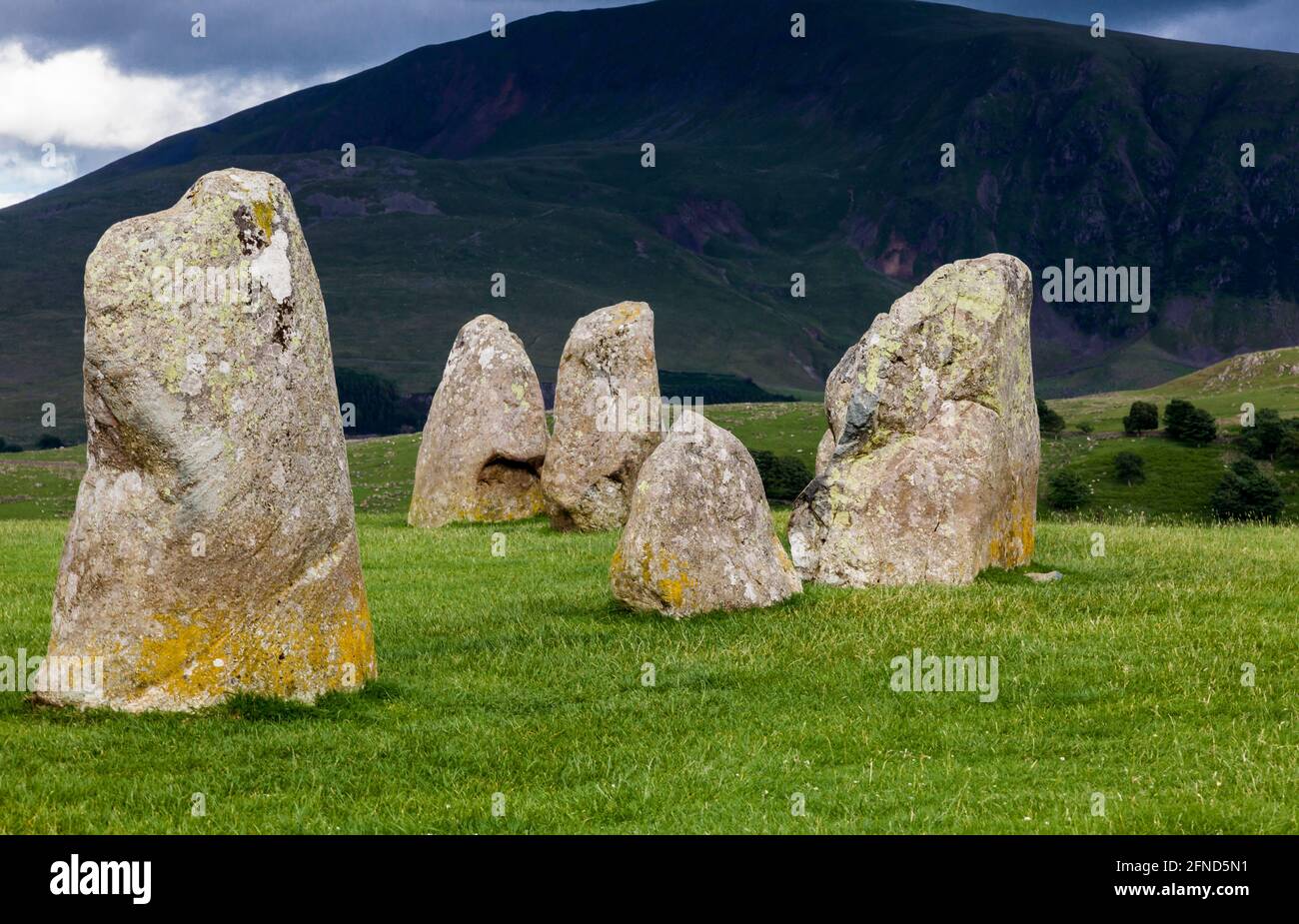 Castlerigg Stone Circle. English Lake District Stock Photo - Alamy