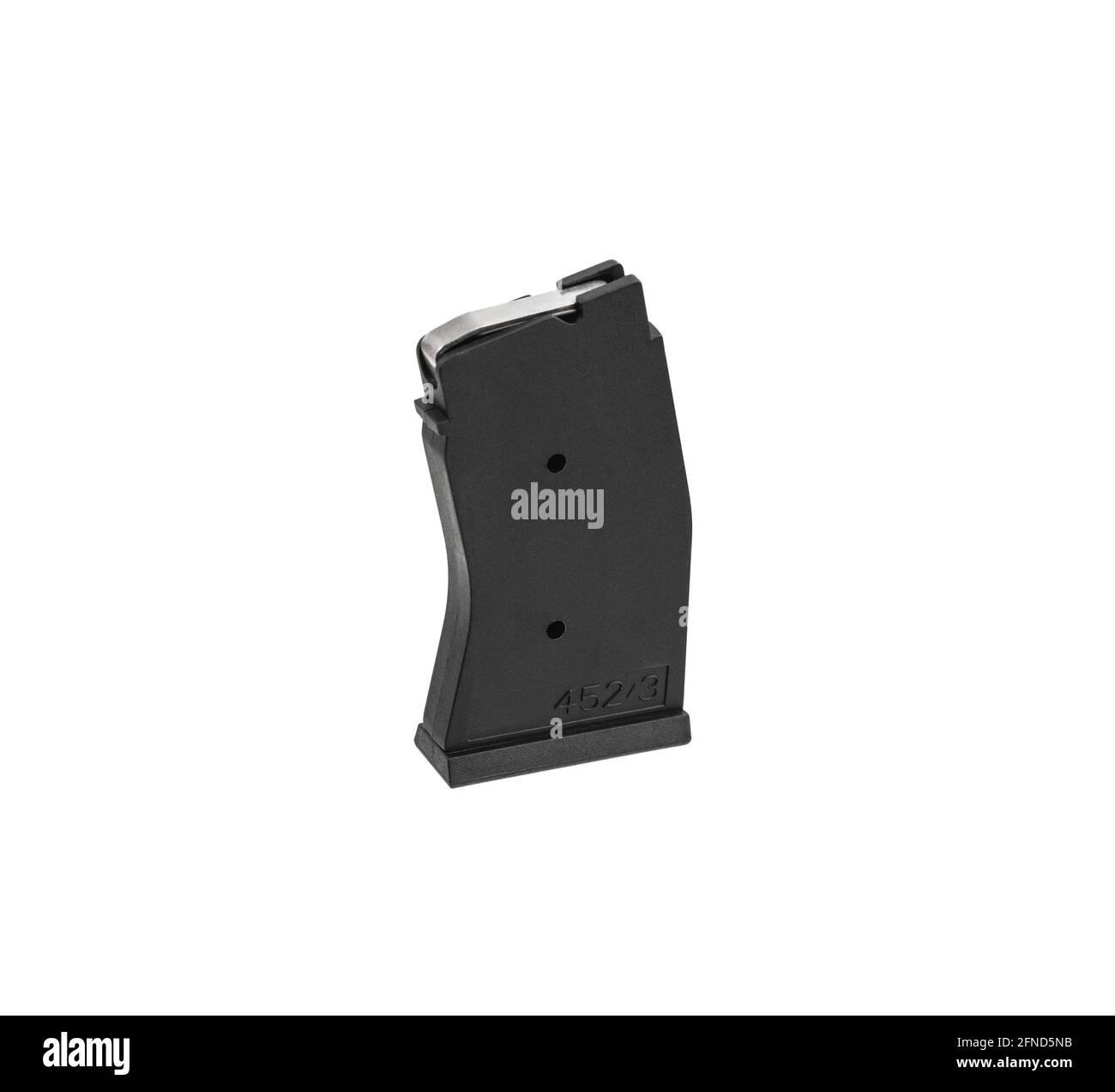 .22wmr rifle magazine isolated on white background Stock Photo - Alamy