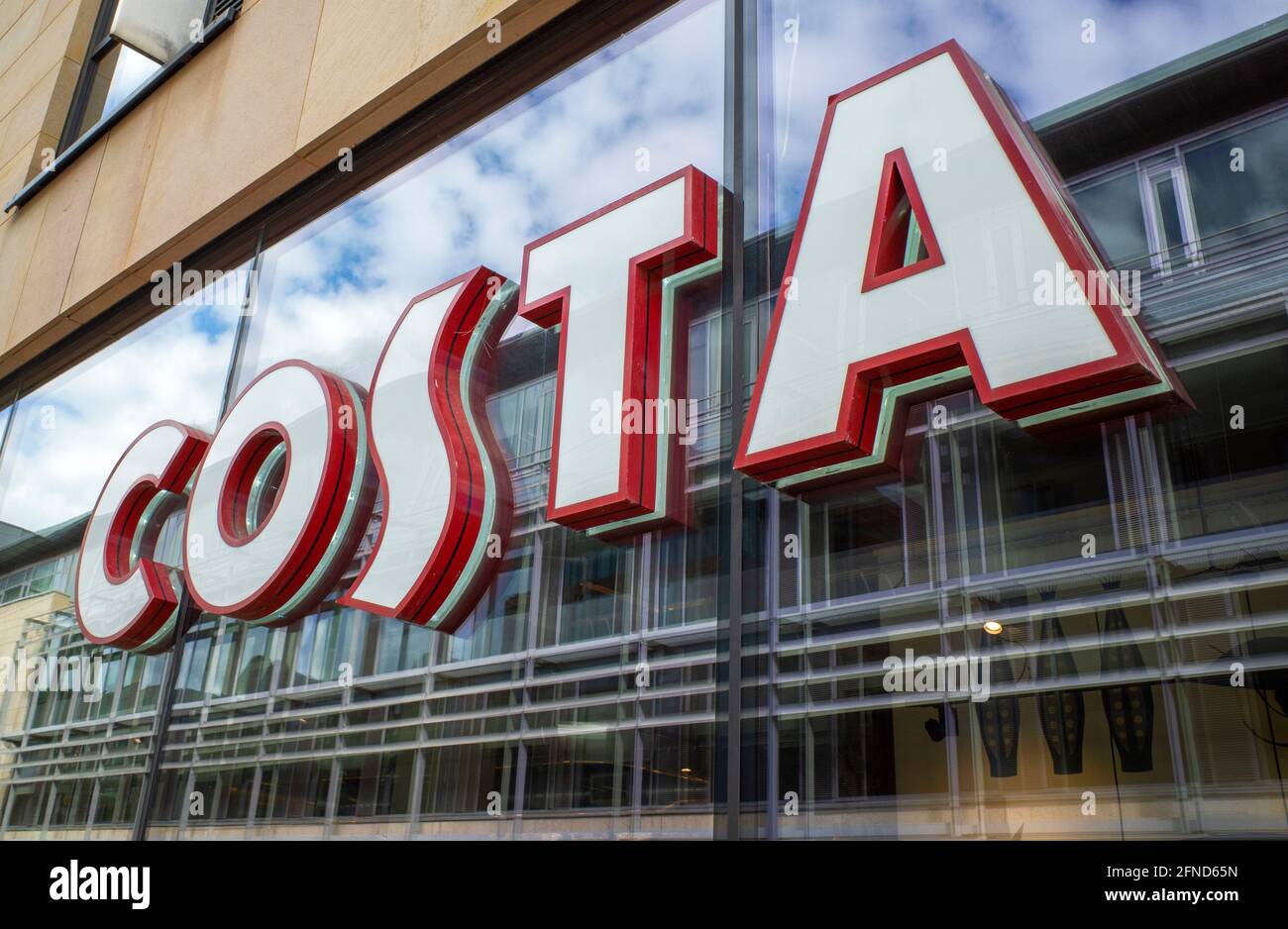 Costa coffee shop sign hi-res stock photography and images - Alamy