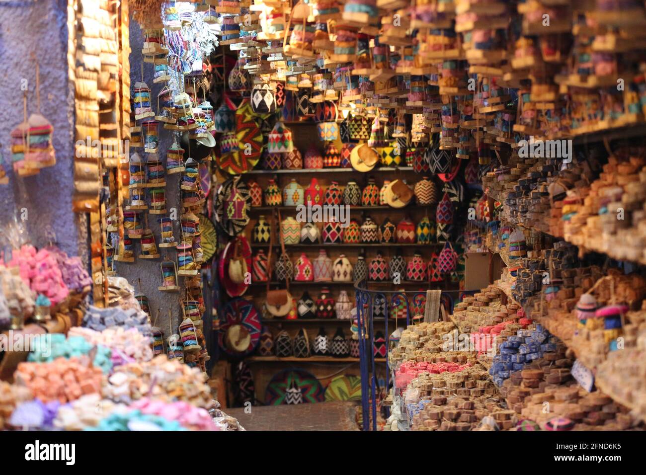 A traditional Moroccan shop with colorful handcrafts Stock Photo - Alamy