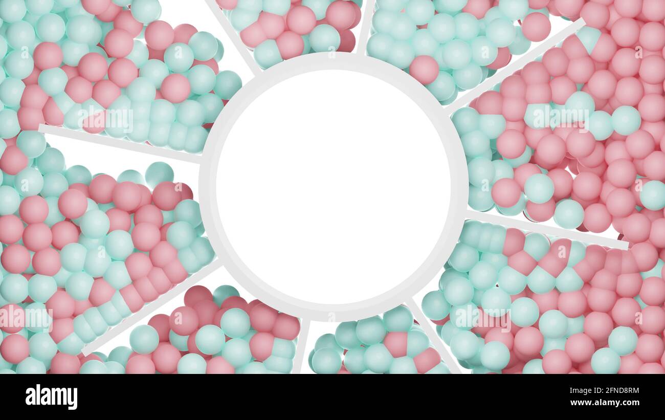 3D Illustration of colorful particles Stock Photo - Alamy