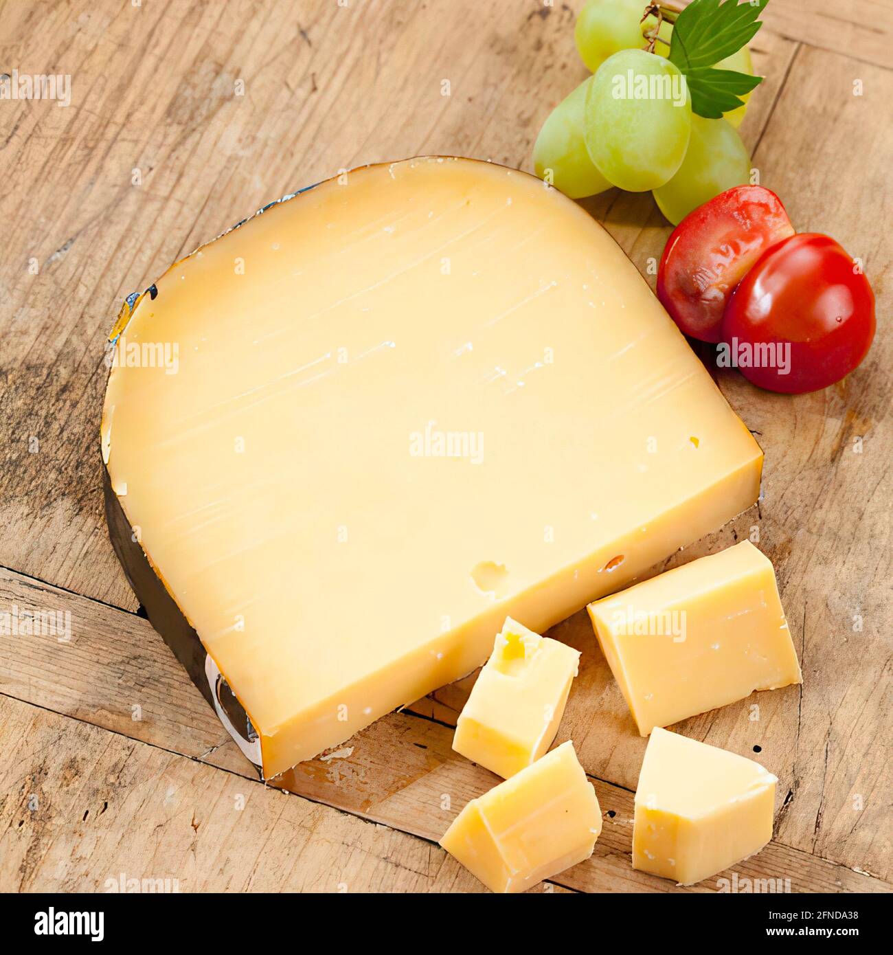 Old Dutch Gouda cheese, top view Stock Photo - Alamy