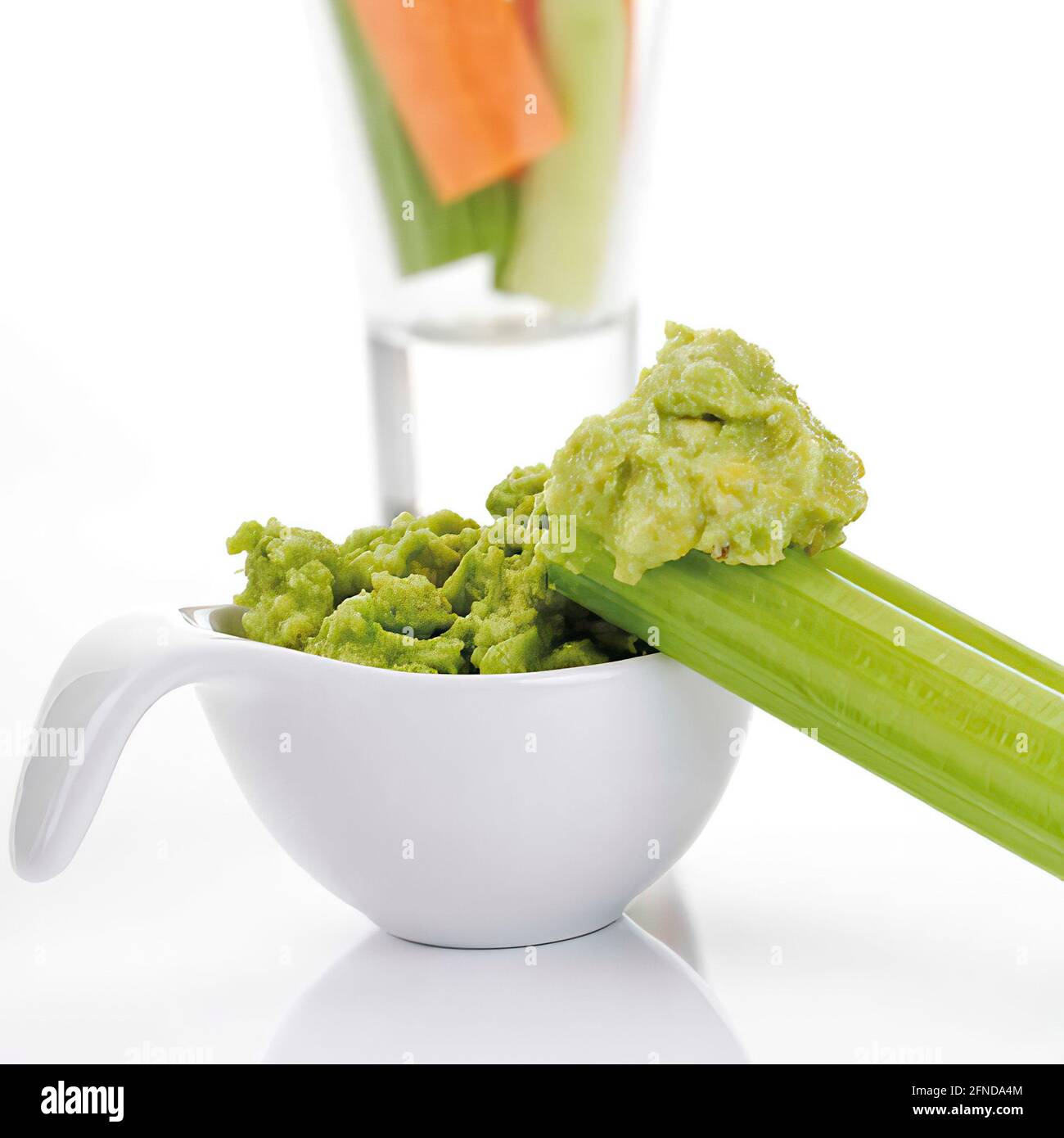 Guacamole celery stick hi-res stock photography and images - Alamy
