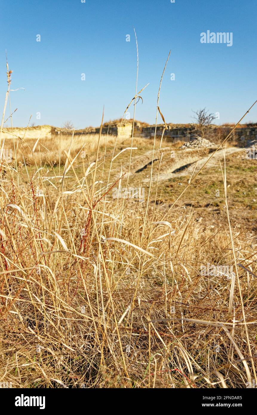 Histria, Romania - Ruins of ancient Greek colony city of Istros ...