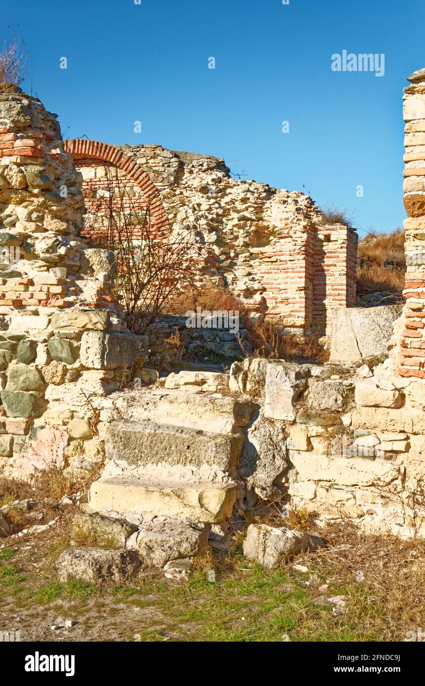 Histria, Romania - Ruins of ancient Greek colony city of Istros ...