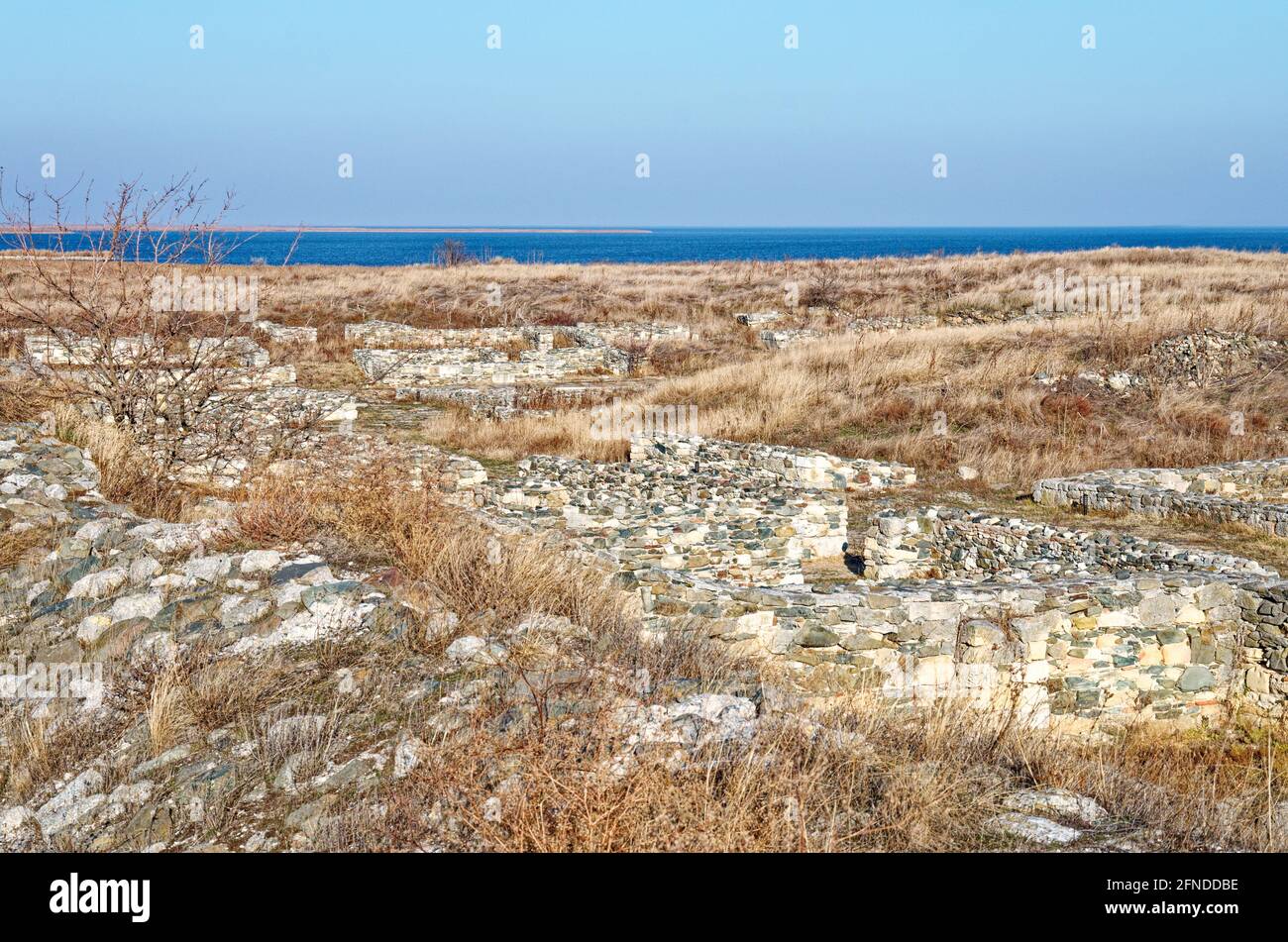 Histria, Romania - Ruins of ancient Greek colony city of Istros ...
