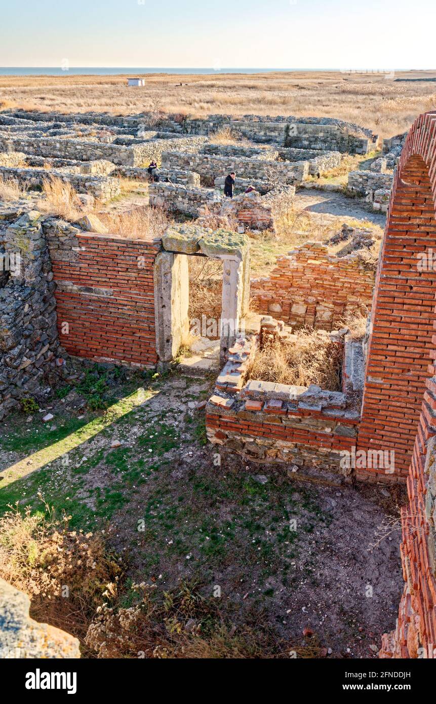 Histria, Romania - Ruins of ancient Greek colony city of Istros ...