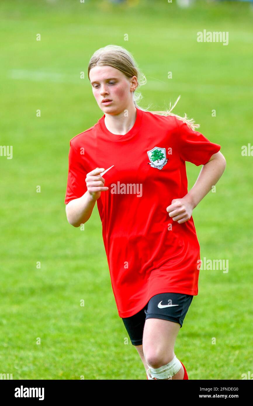 Port Talbot, Wales. 16 May, 2021. Ffion Spence of Cyncoed Ladies in ...
