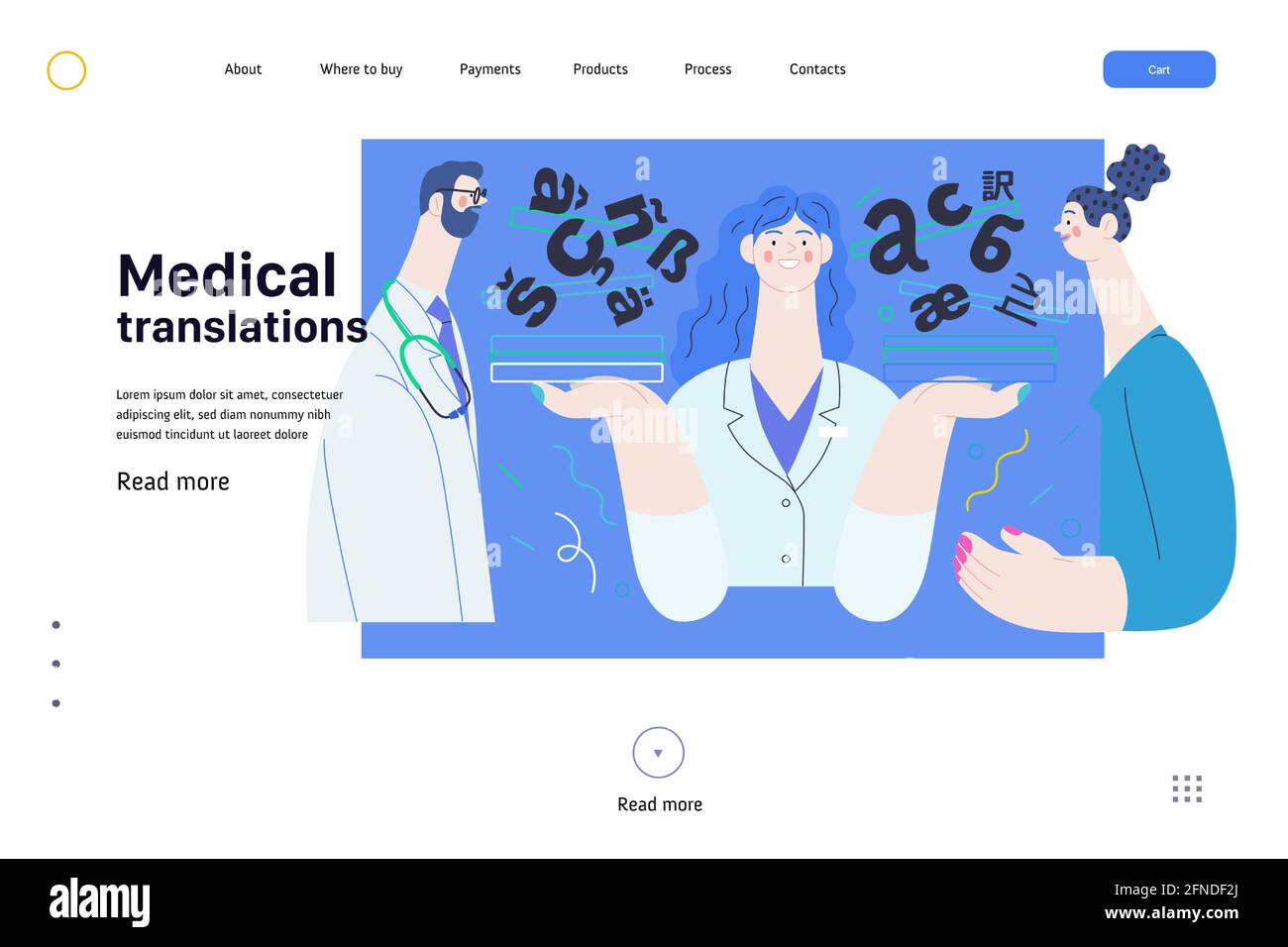 Interpreter patient Stock Vector Images - Alamy
