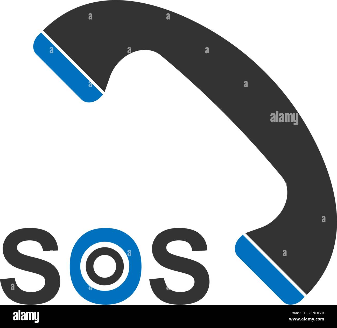 SOS symbol icon design concept vector template illustration Stock ...