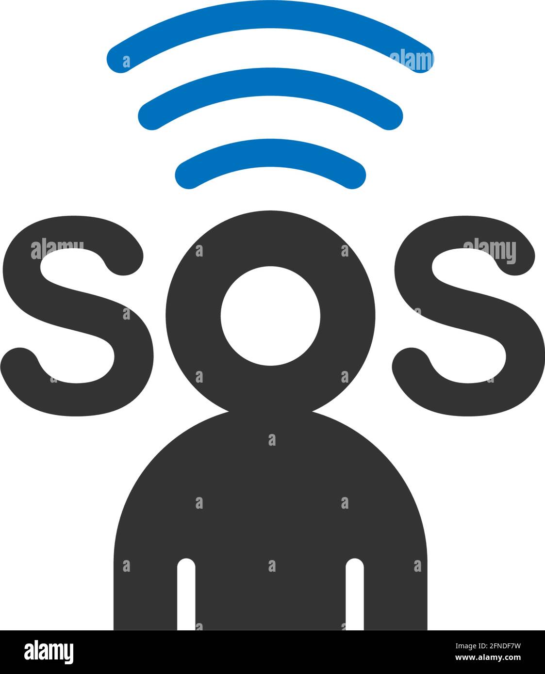 SOS symbol icon design concept vector template illustration Stock ...