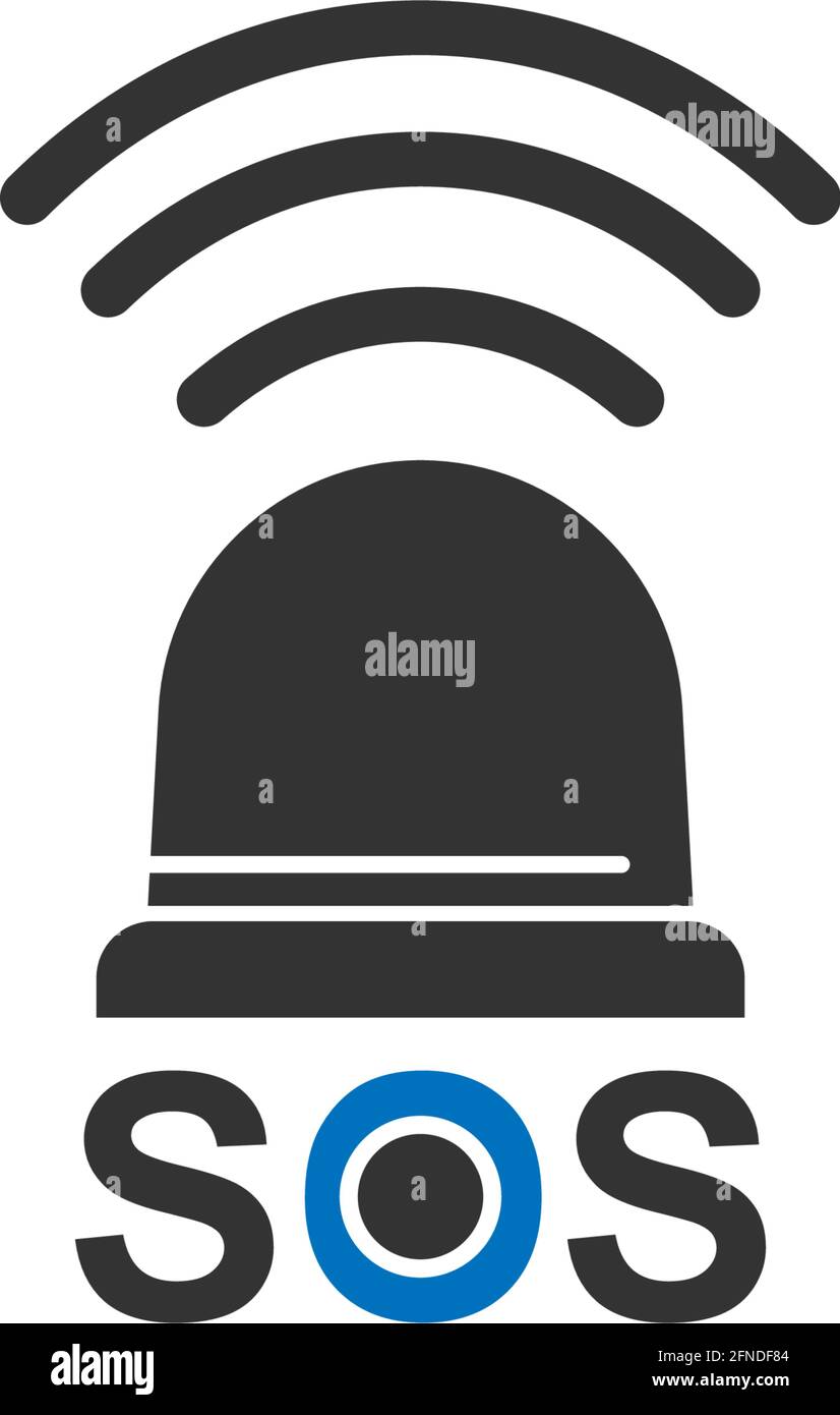 SOS symbol icon design concept vector template illustration Stock ...