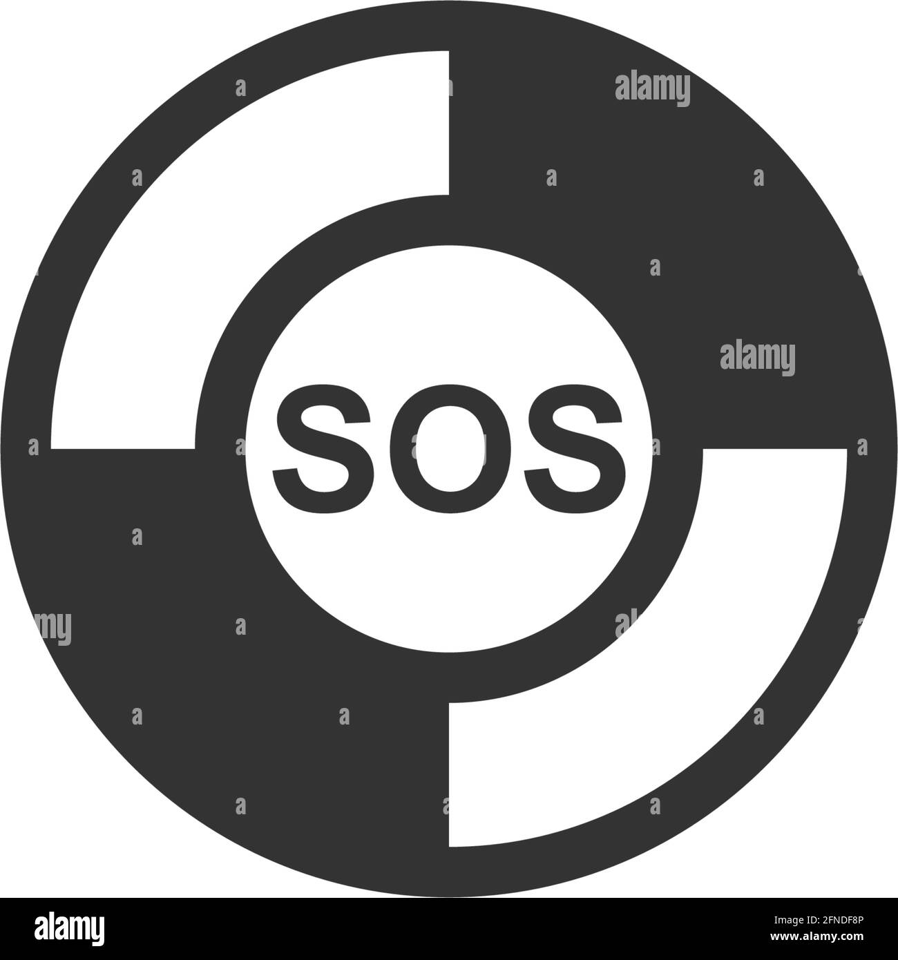 SOS symbol icon design concept vector template illustration Stock ...