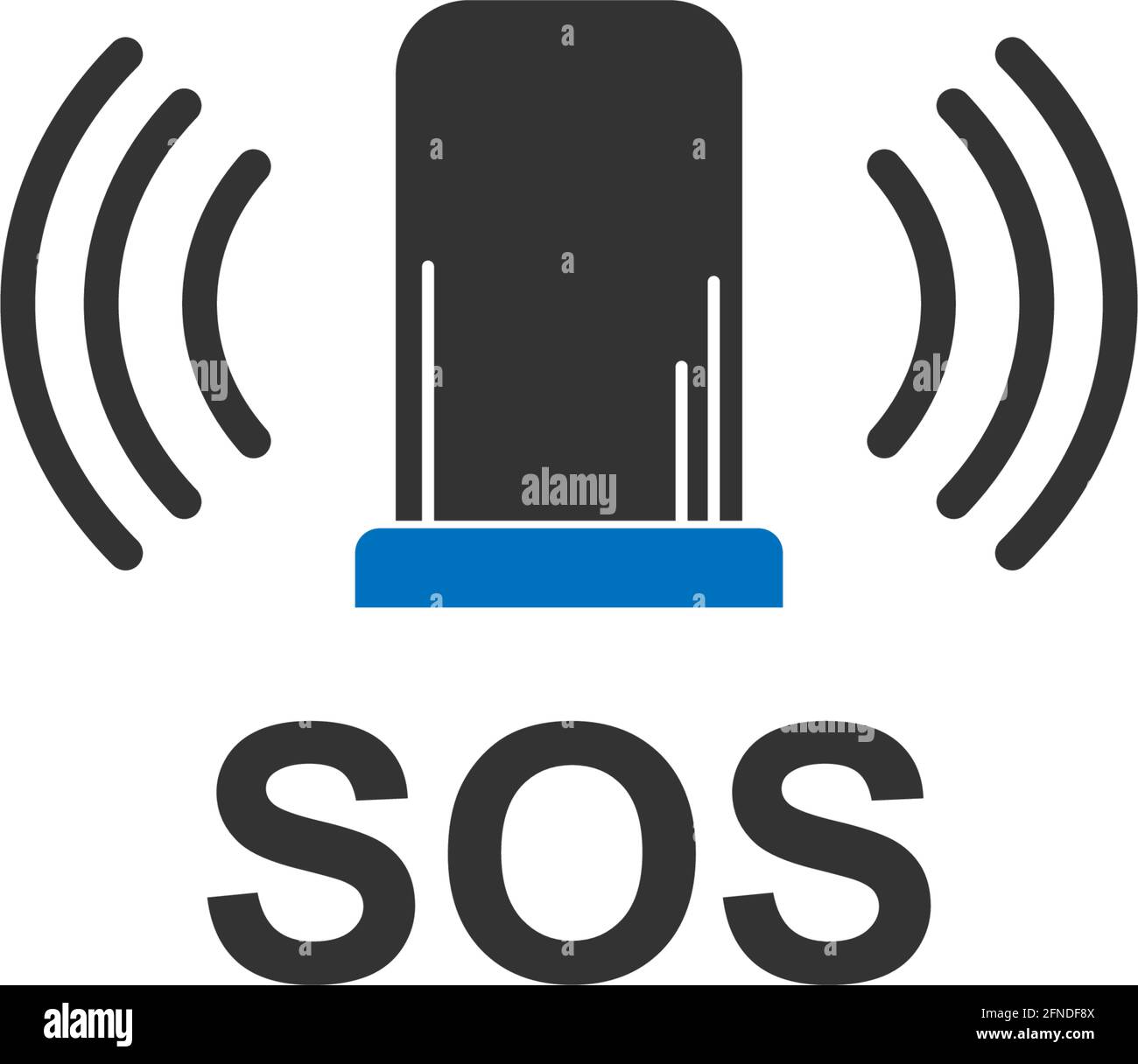 SOS symbol icon design concept vector template illustration Stock ...