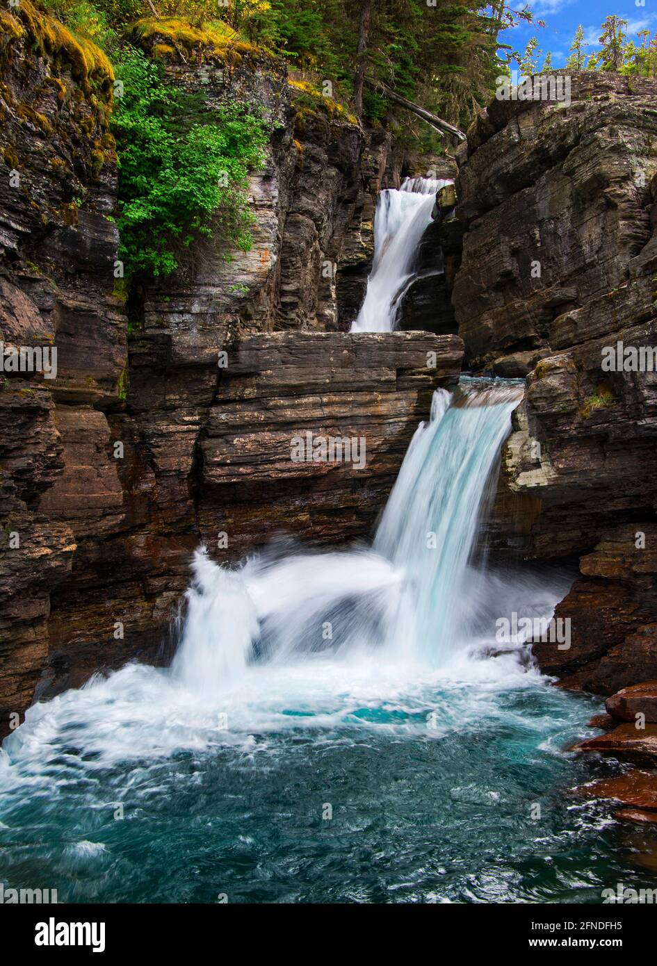 Saint Mary Falls in Glacier National Park is a "Must Do" for anyone who ...
