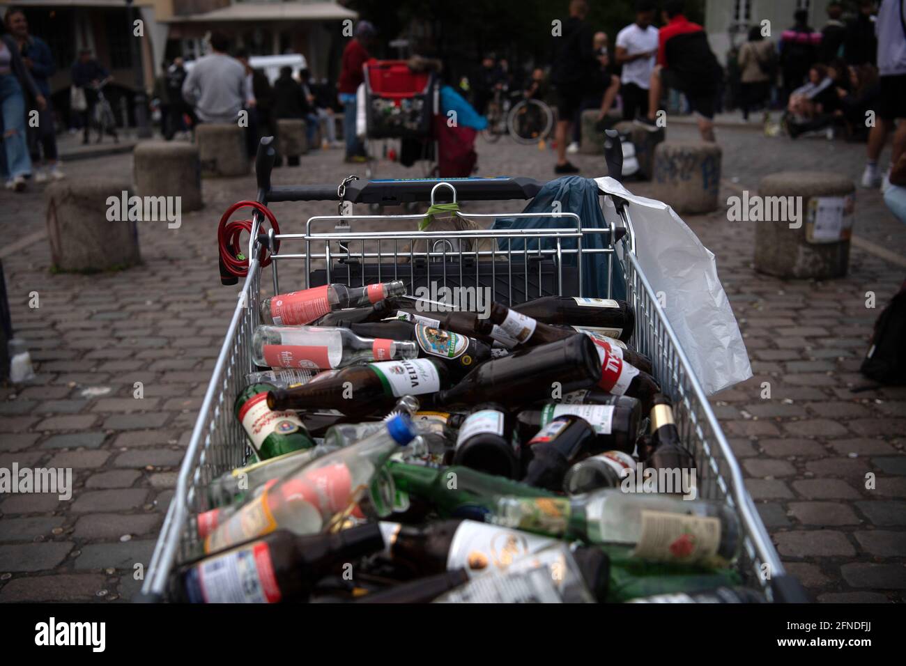 Shopping trolley collector hi-res stock photography and images - Alamy