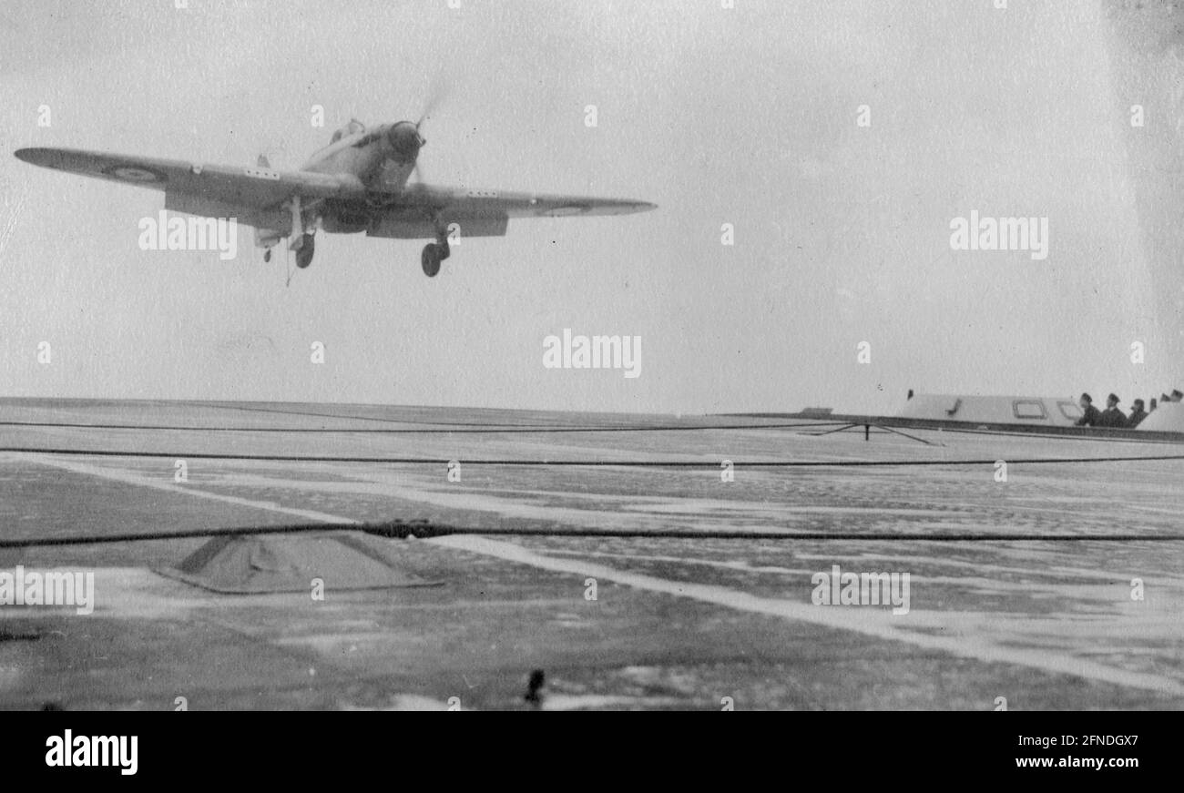Hawker Sea Hurricane HMS Victorious Stock Photo - Alamy