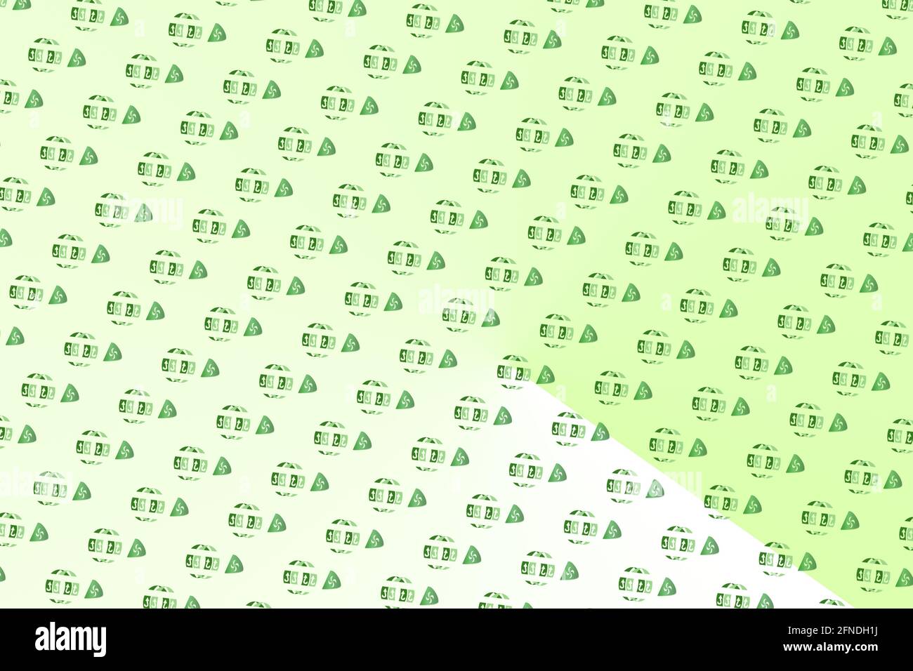 Green arrows based geometric pattern- Digital background pattern Stock ...