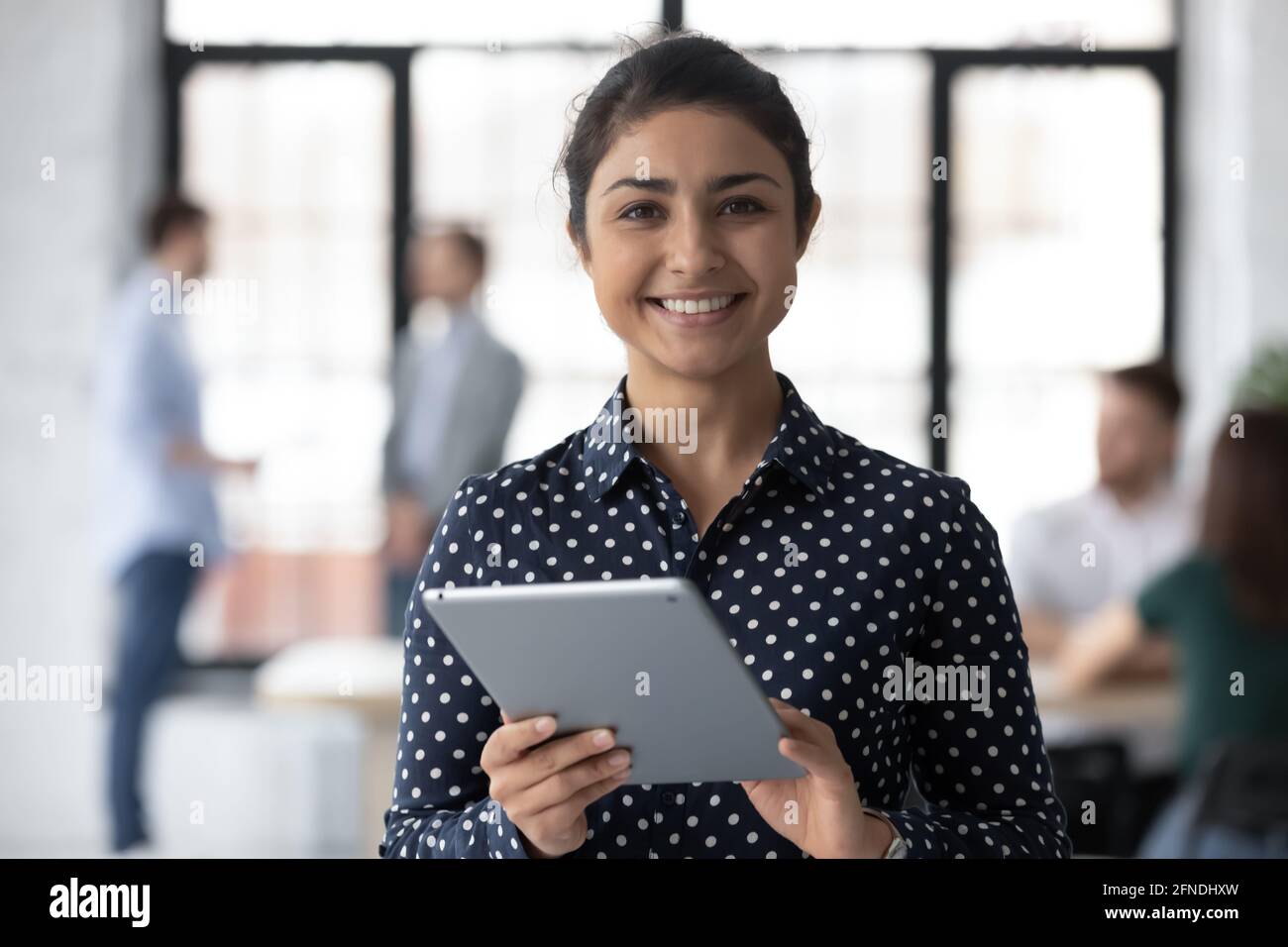 Indian female office worker hi-res stock photography and images - Alamy