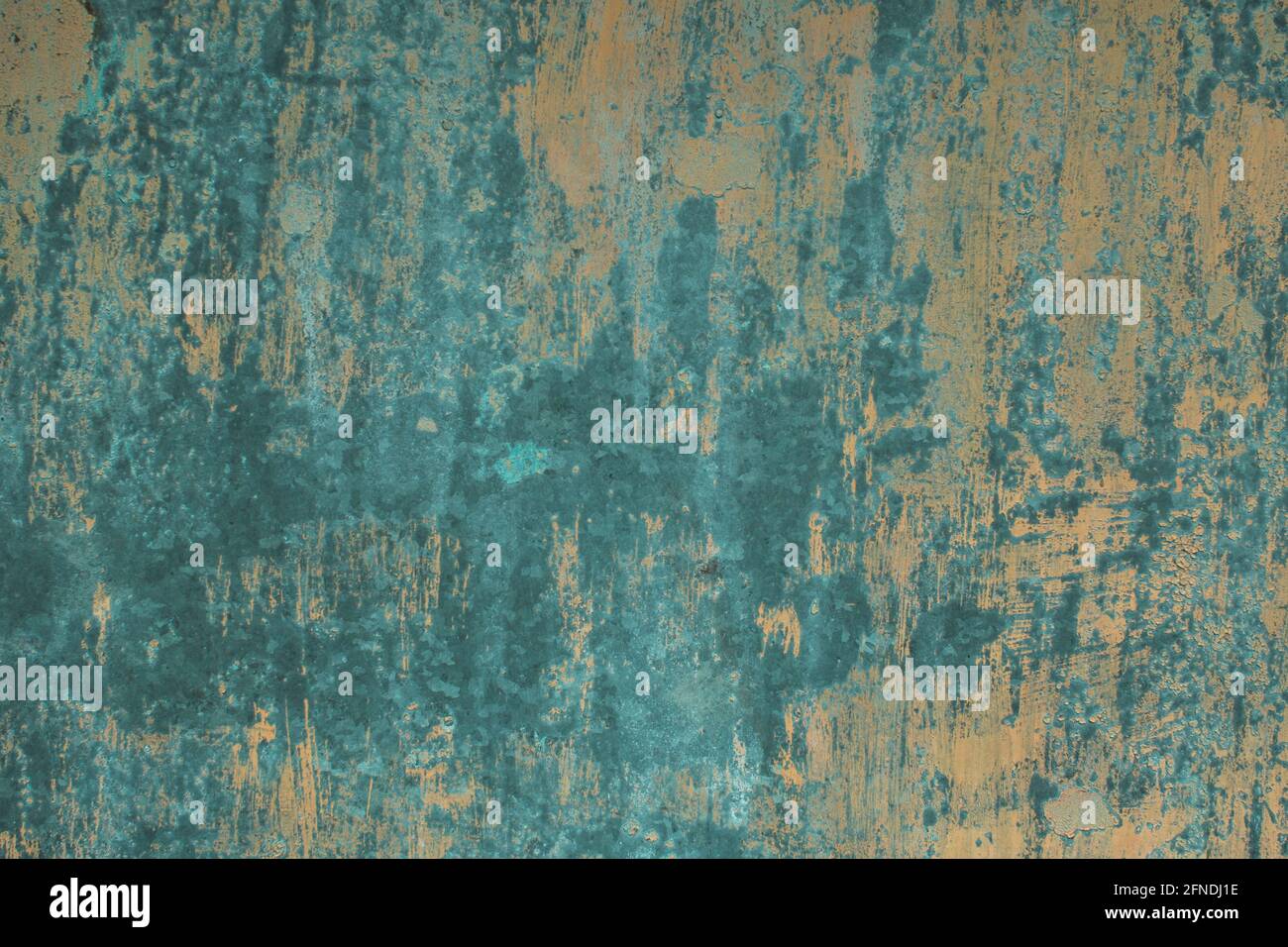 The texture of a worn metal surface with traces of old paint Stock ...