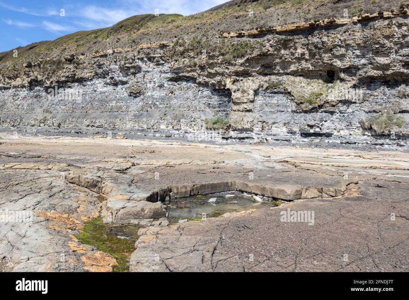 Wave cut platform cliff hi-res stock photography and images - Alamy