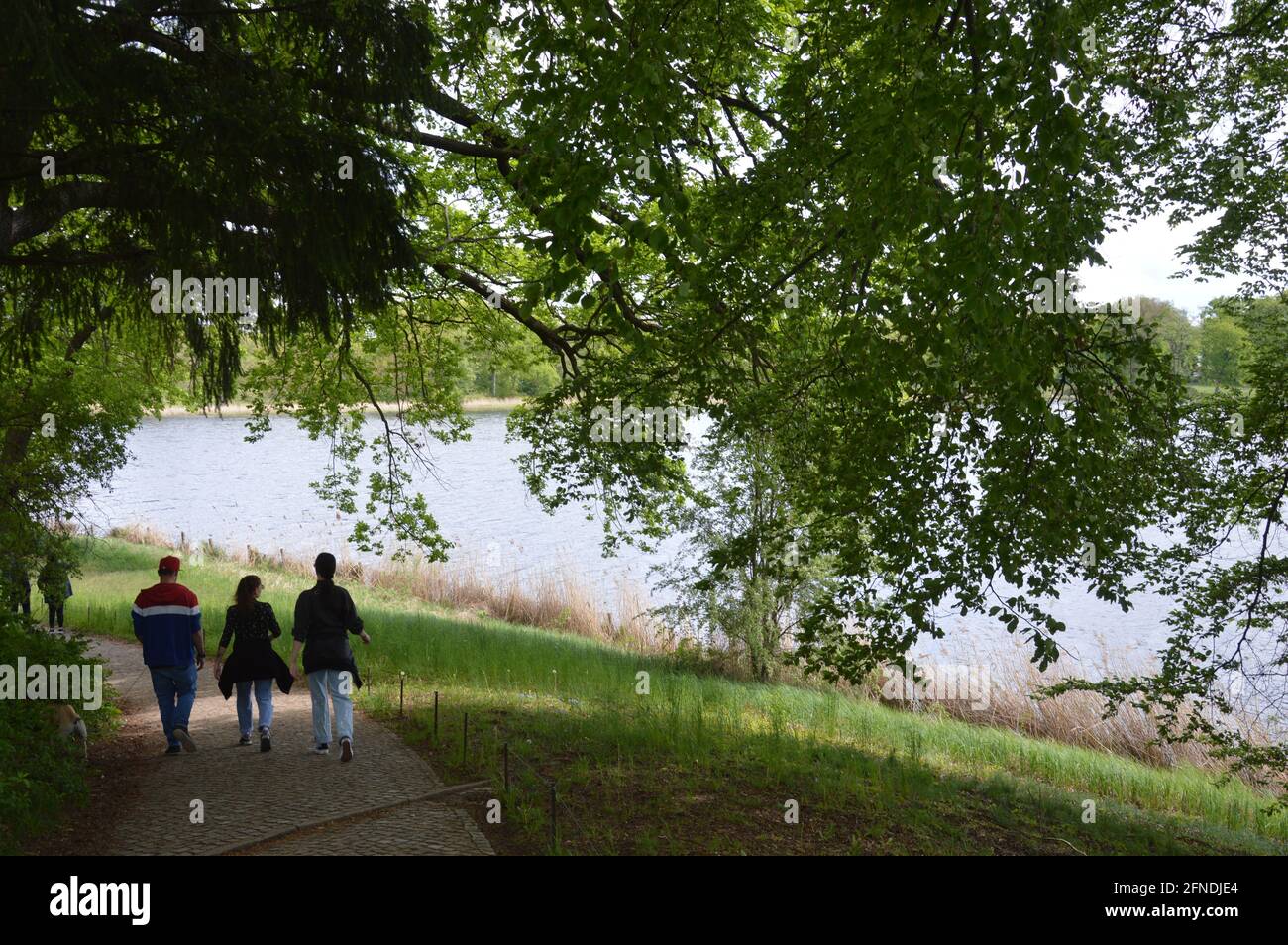 Germany Weather: 16th May 2021. People enjoying sunny and mild day at ...