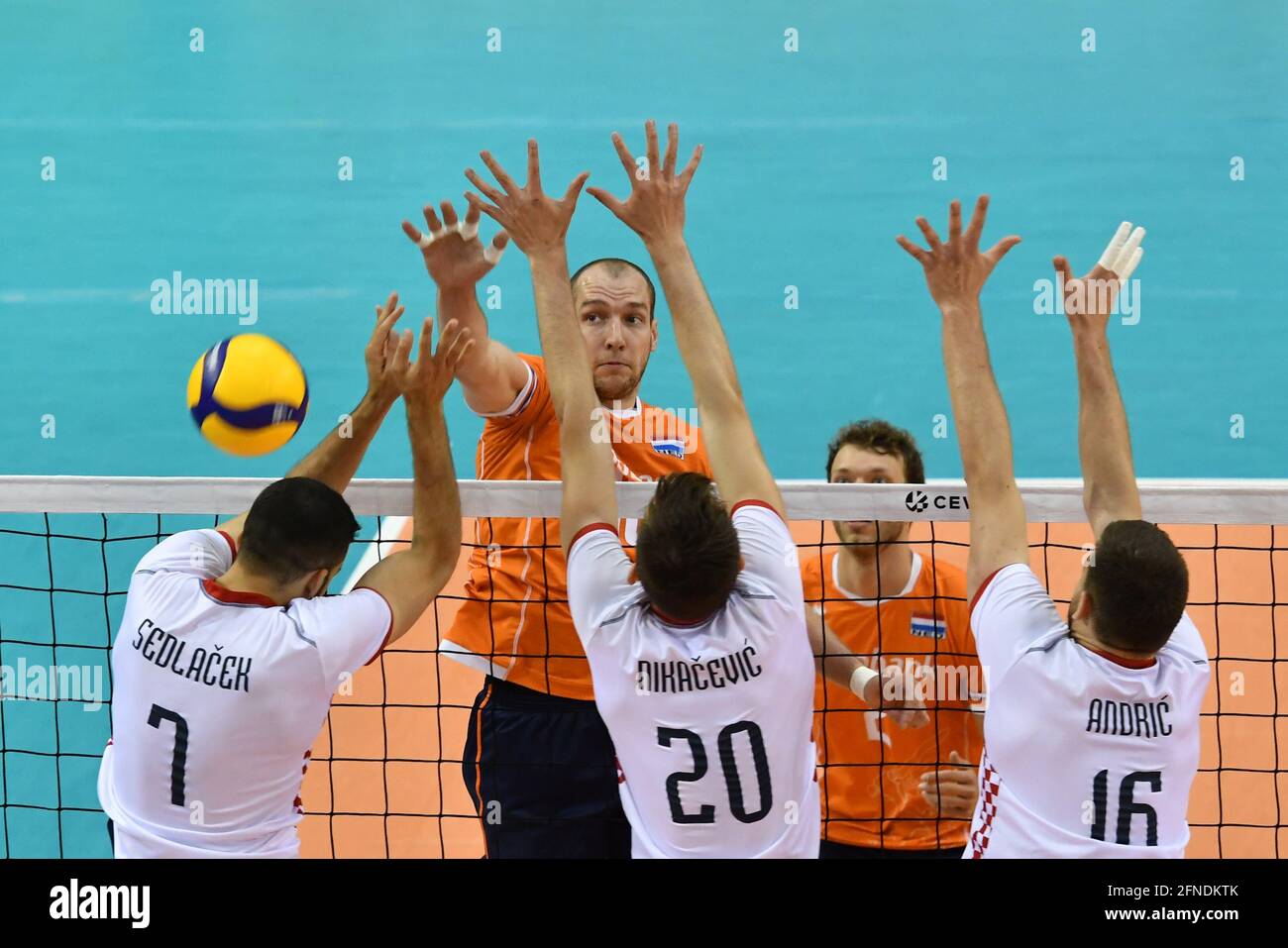 APELDOORN, NETHERLANDS - MAY 16: Marko Sedlacek, Kruno Nikacevic, Leo ...