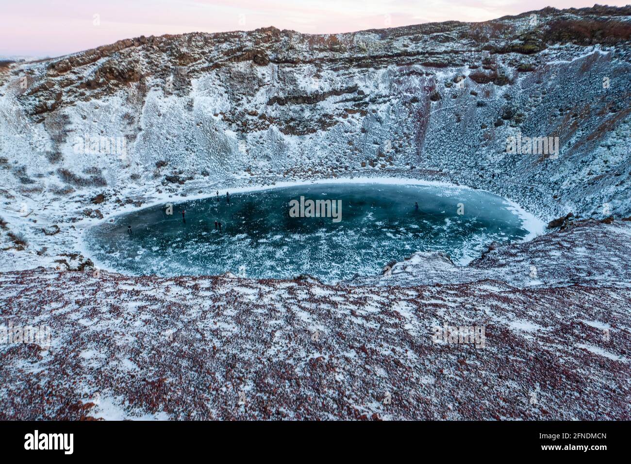 The beautiful Kerid crater in Iceland, Europe Stock Photo - Alamy