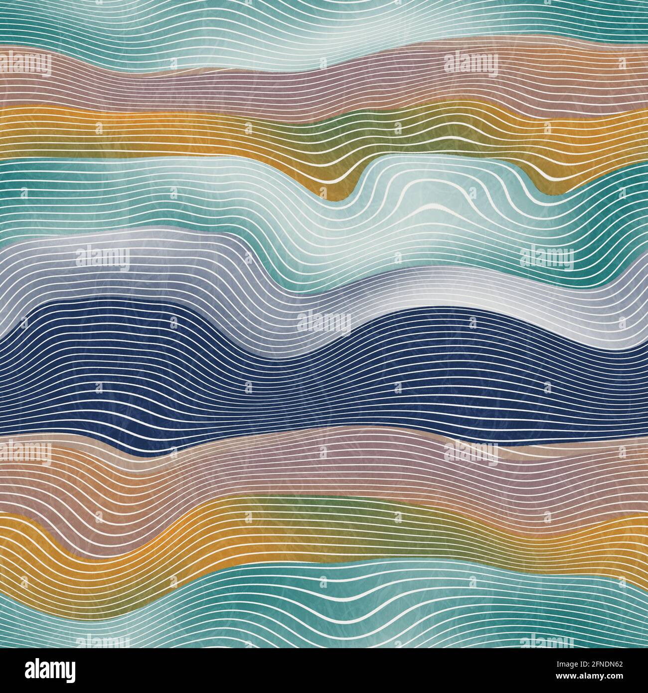 Seamless natural landscape hill pattern for print Stock Photo - Alamy