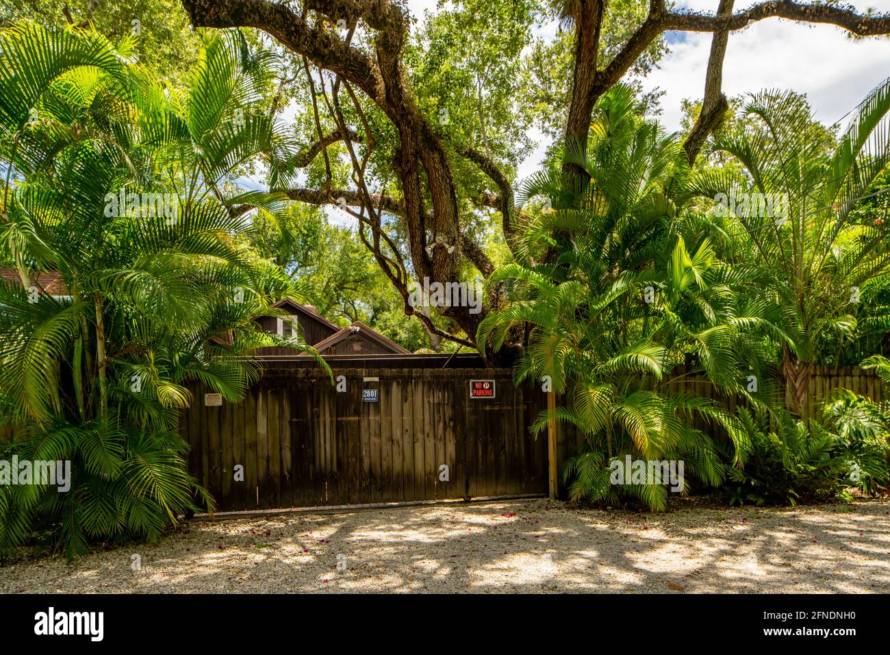 Miami, FL USA - May 15, 2021: Photo of a single family home in Coconut ...