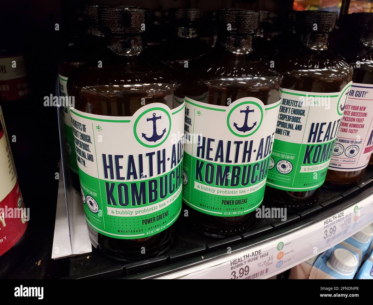 Health ade kombucha hi-res stock photography and images - Alamy