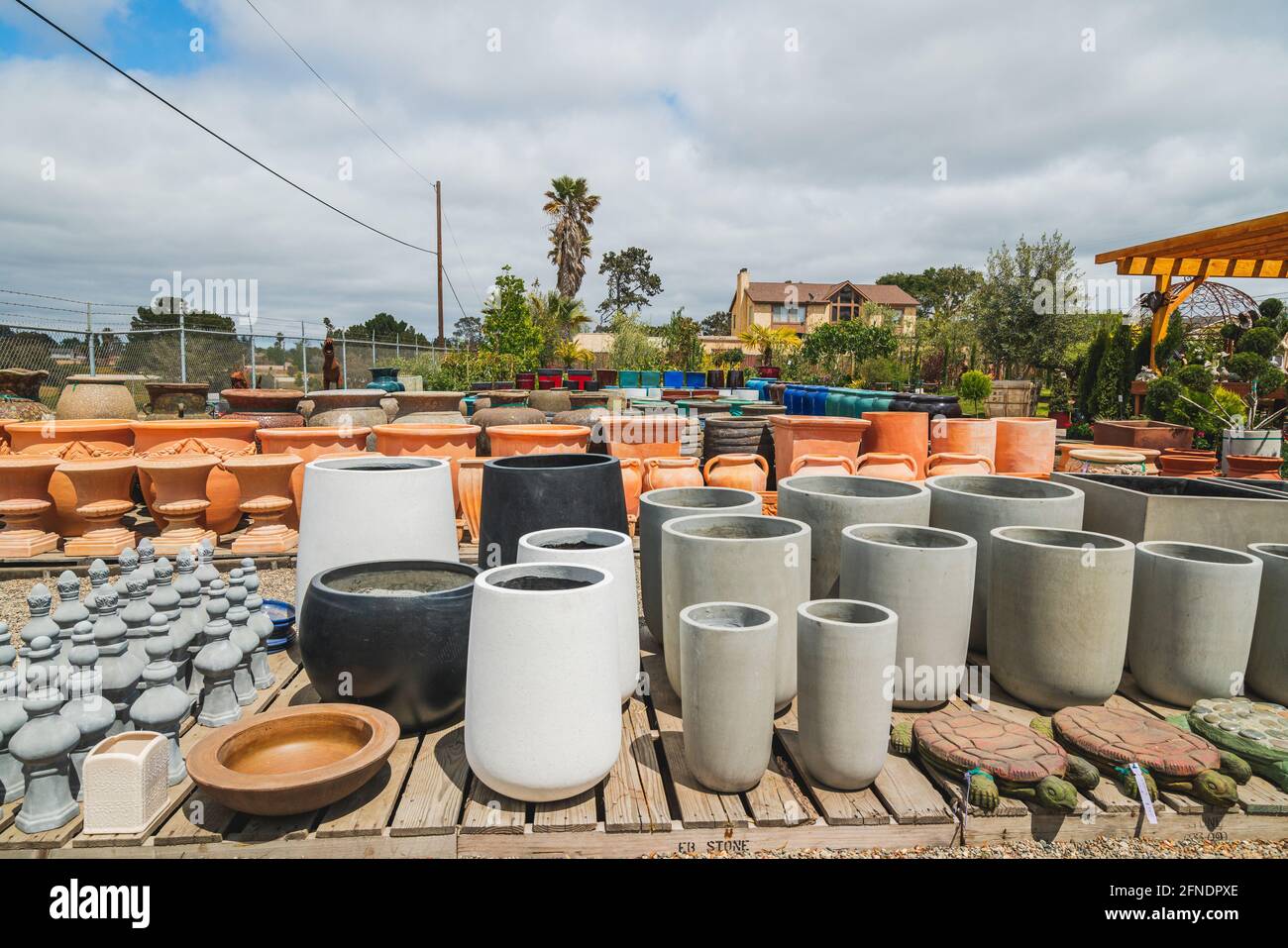 Orcutt, Santa Barbara County, California, May 15, 2021. Different types ...