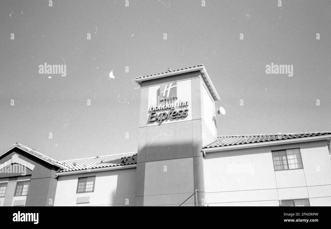 Prominent white logo Black and White Stock Photos & Images - Alamy