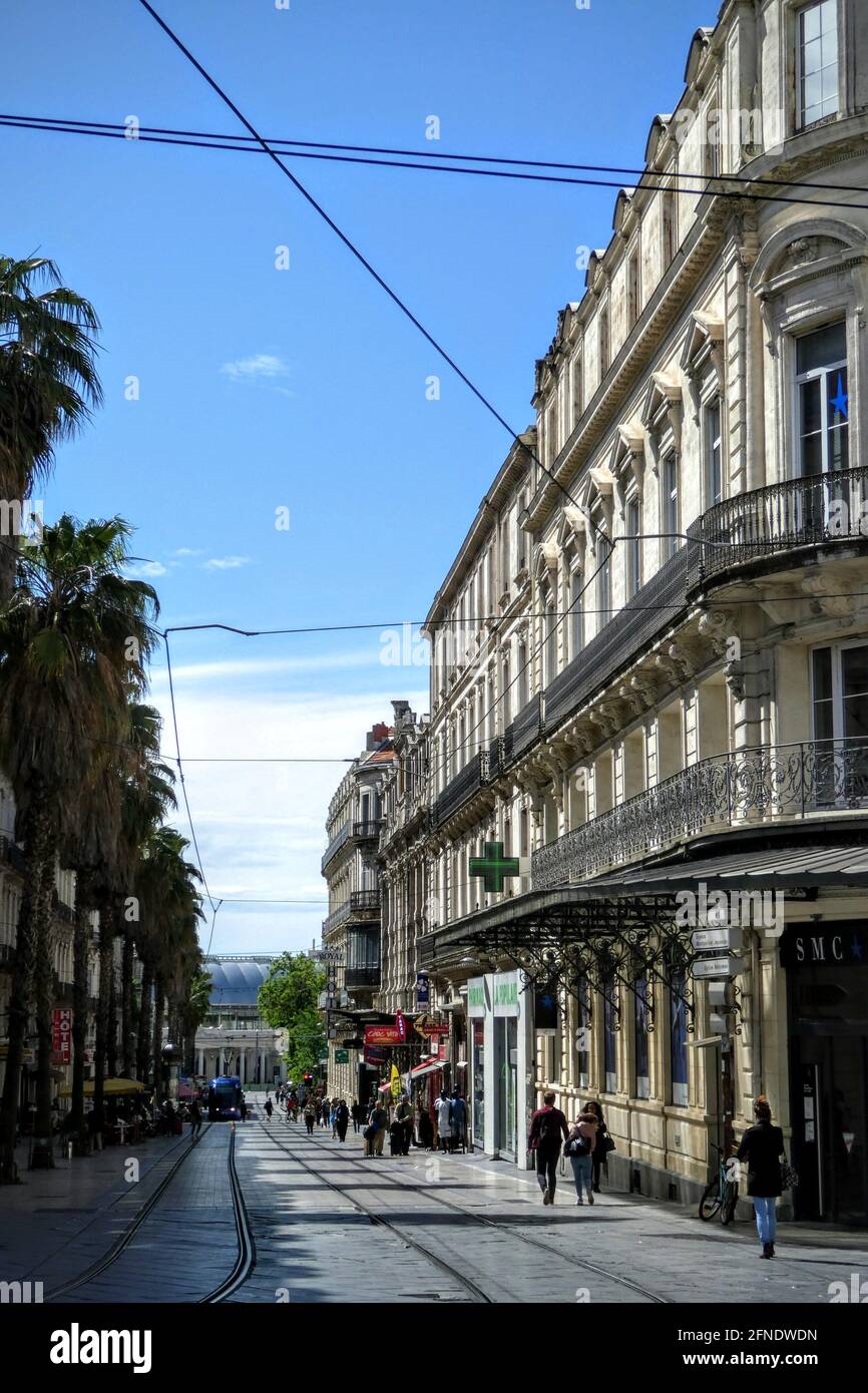 Montpellier centre ville hi-res stock photography and images - Alamy
