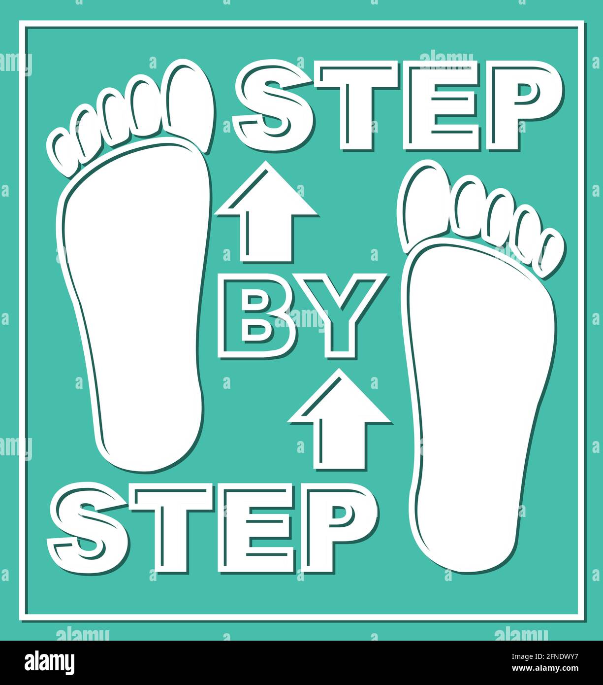 Step by step emblem. Presentation graphic element for working process ...