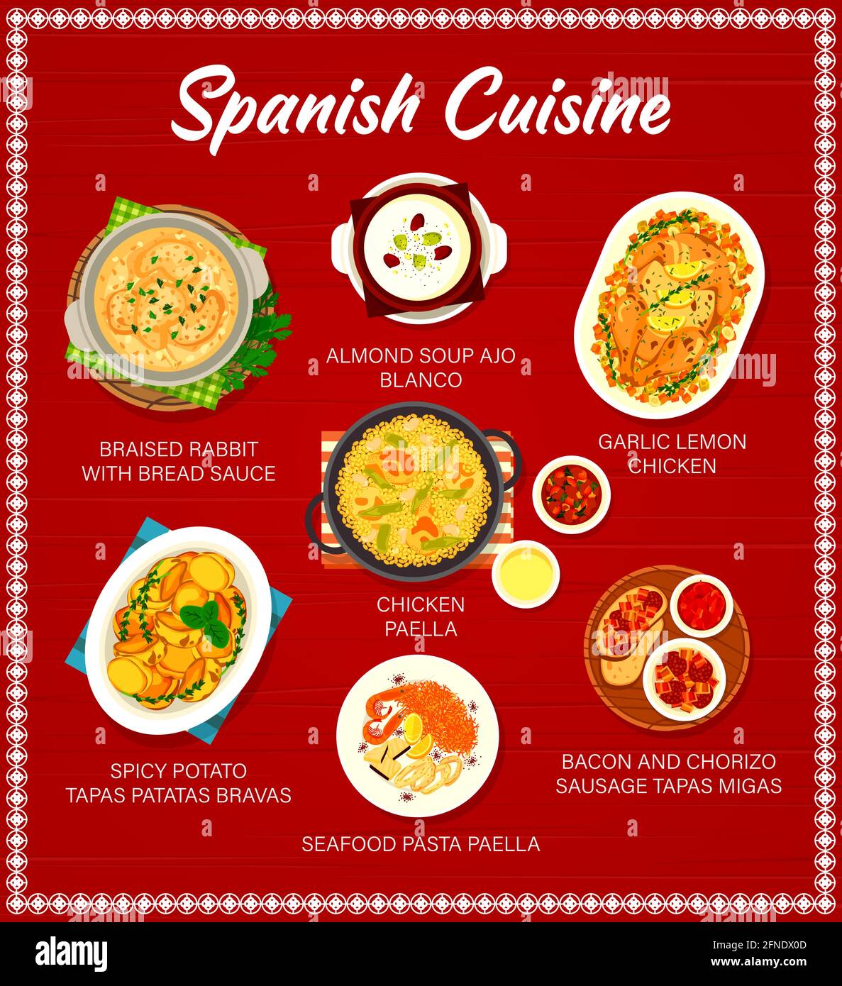 Brava sauce Stock Vector Images - Alamy