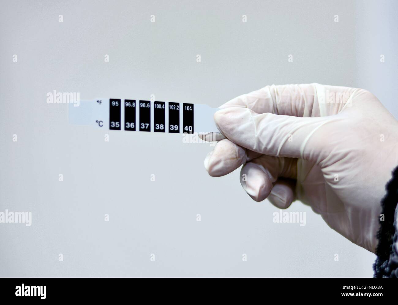 Fast Check Forehead Thermometer Strip. for Home or School. Reusable ...