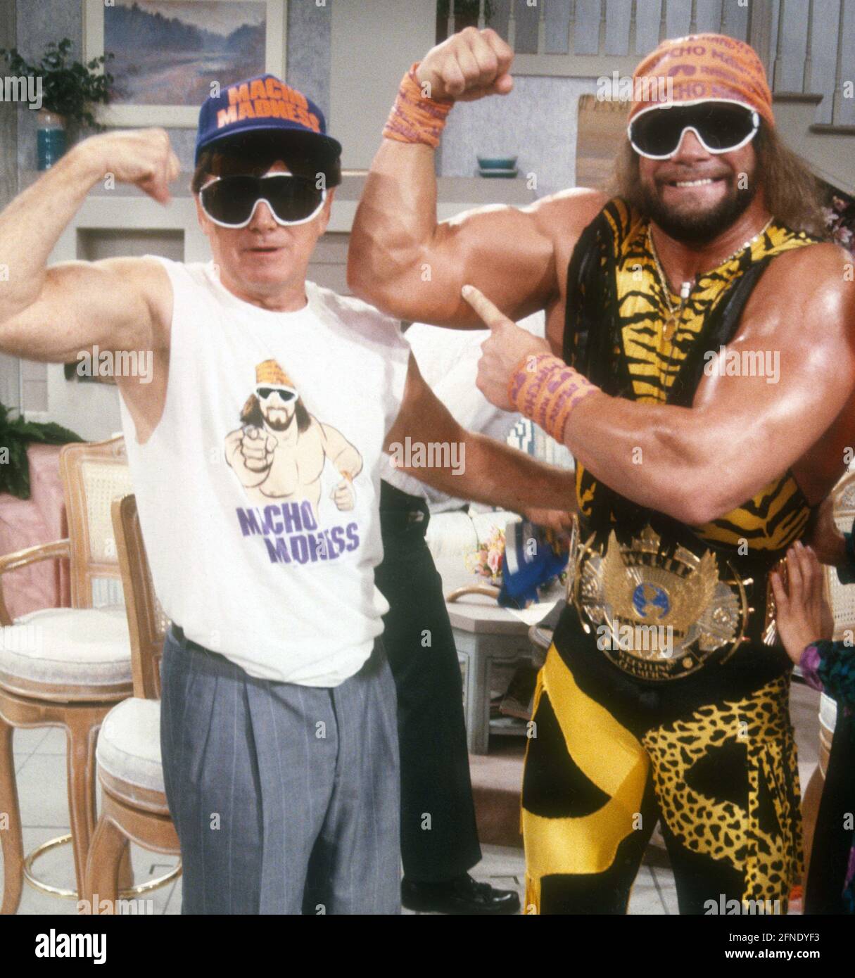 Macho man wrestling hi-res stock photography and images - Alamy