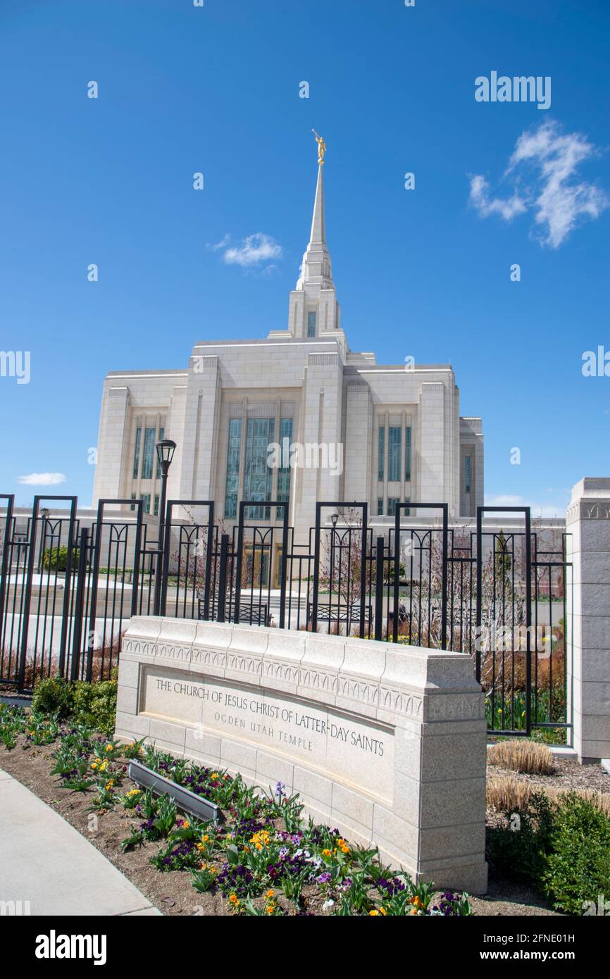 Ogden Temple High Resolution Stock Photography and Images - Alamy
