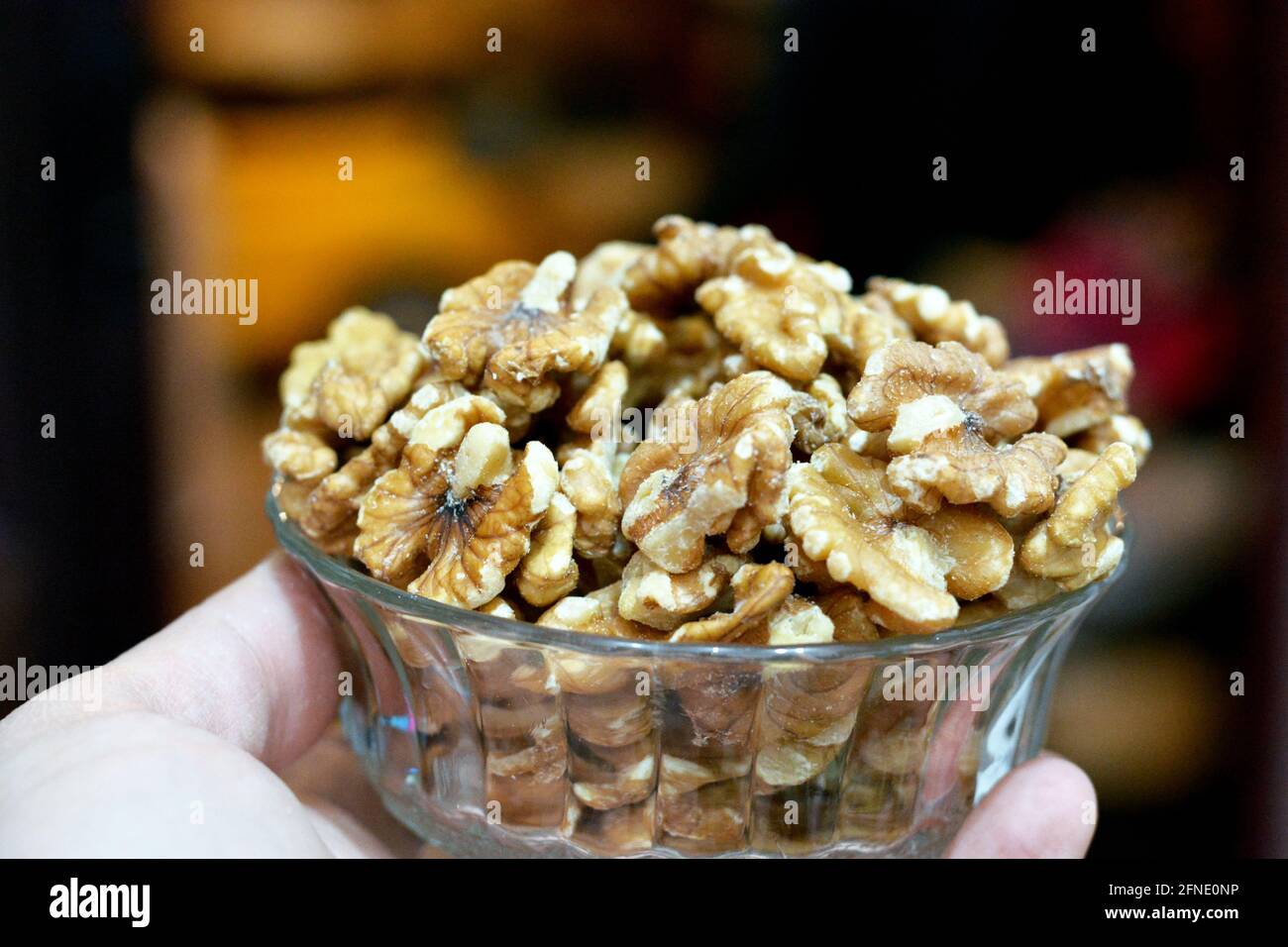 Walnuts, a bunch of peeled walnuts Stock Photo - Alamy