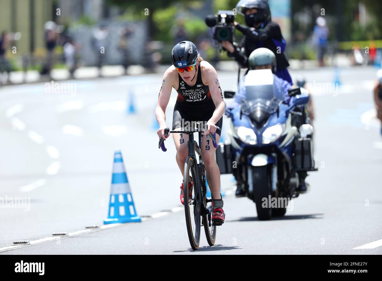 Yokohama, Kanagawa, Japan. 15th May, 2021. Maya Kingma (NED) Triathlon ...
