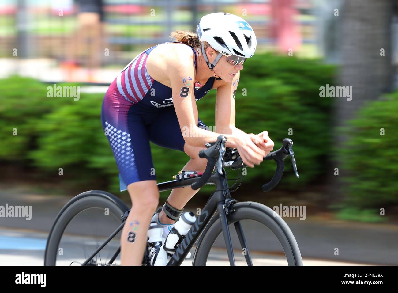 Yokohama, Kanagawa, Japan. 15th May, 2021. Taylor Knibb (USA) Triathlon ...
