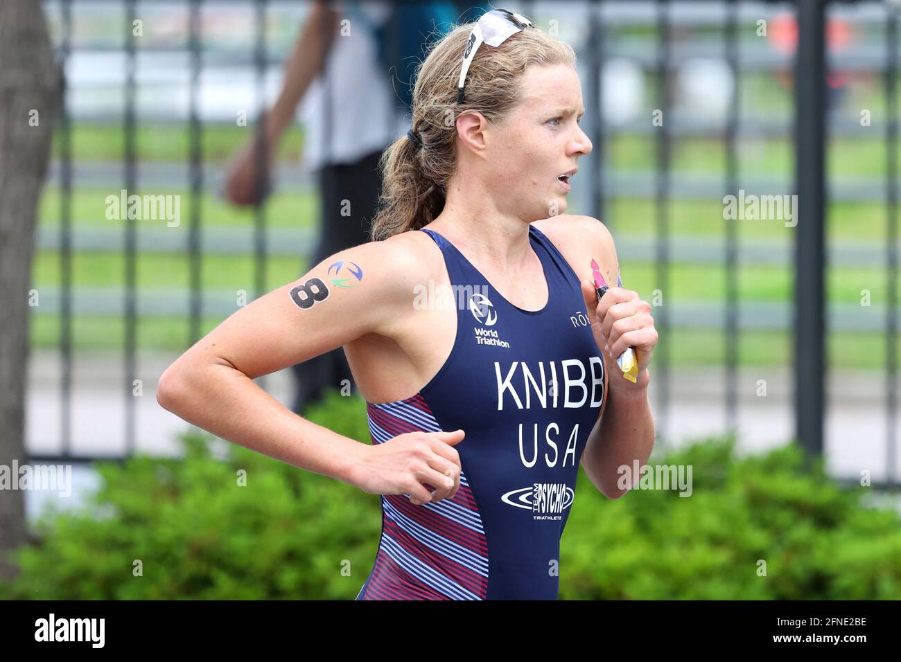 Yokohama, Kanagawa, Japan. 15th May, 2021. Taylor Knibb (USA) Triathlon ...